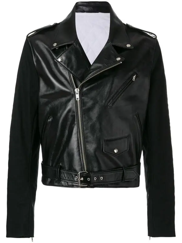 Calvin Klein Leather Biker Jacket