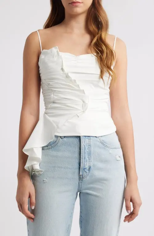 MISTRESS ROCKS Ruffle Corset Top