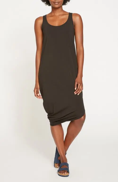Universal Standard Iconic Geneva Asymmetric Tank Dress - Black