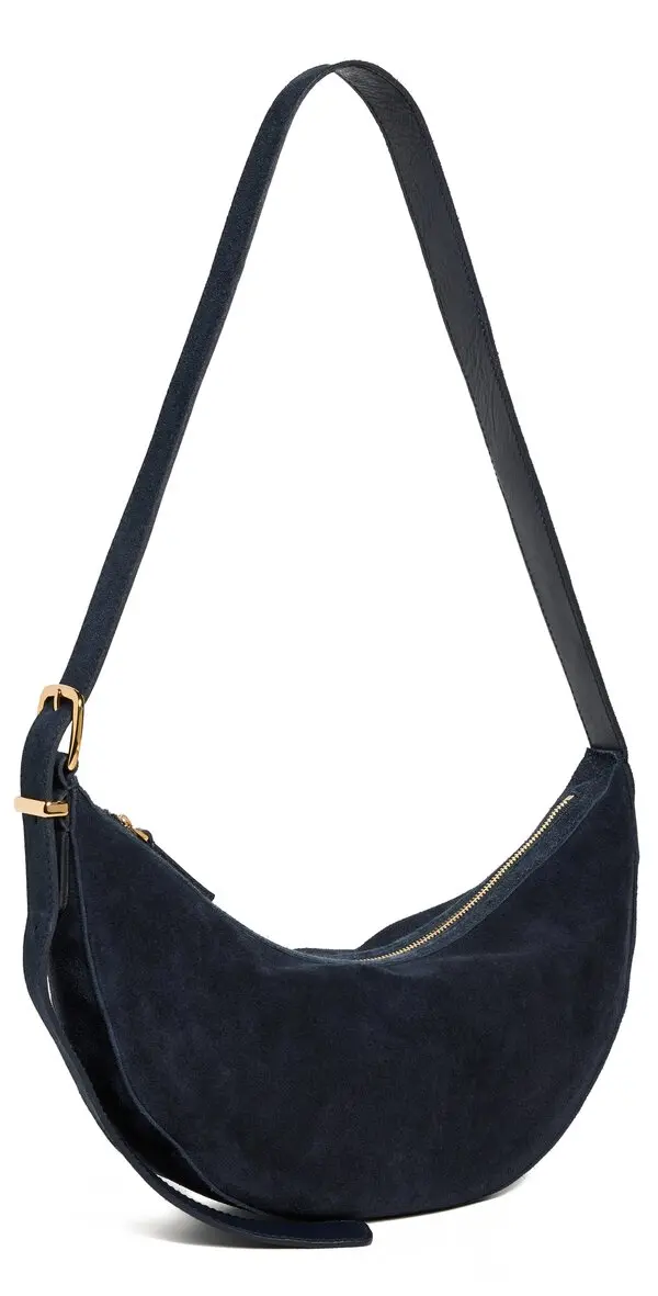 Madewell Suede Crescent Sling Bag