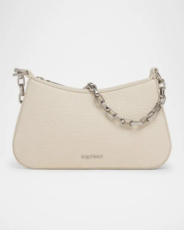 Alexander McQueen T-bar Sling Pouch - Ivory/gold