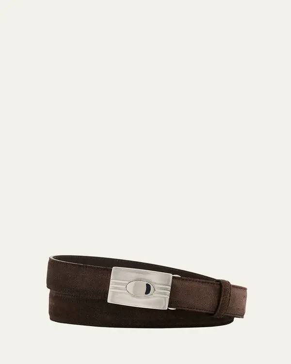 Brunello Cucinelli Suede Belt