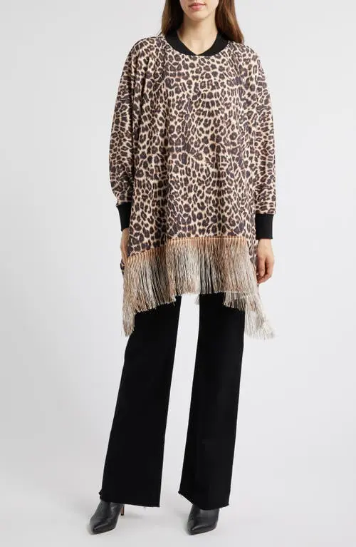 NIKKI LUND Leisa Faux Poncho