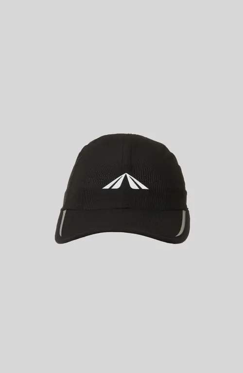 PYNRS PERFORMANCE STREETWEAR Road Logo Running Cap - Black