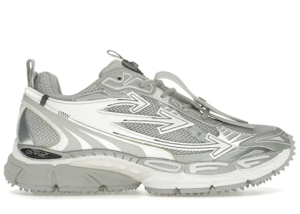 Off-White Be Right Backin Sneakers - Gray/silver