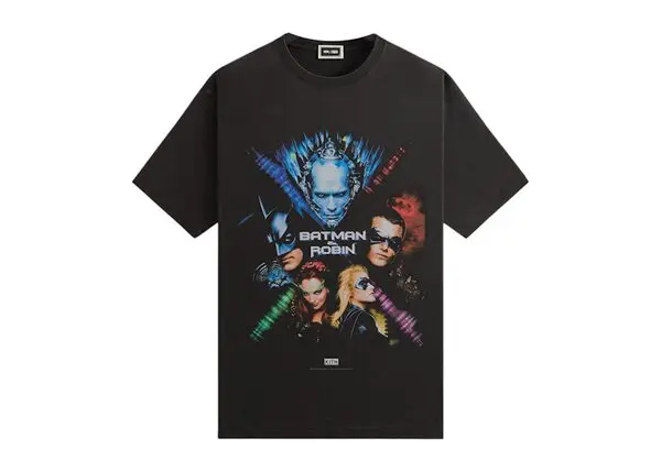 Kith X Batman And Robin Vintage Tee Shirt - Black
