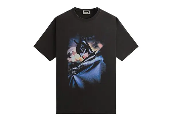 Kith X Batman Forever Hero Vintage Tee Shirt - Black