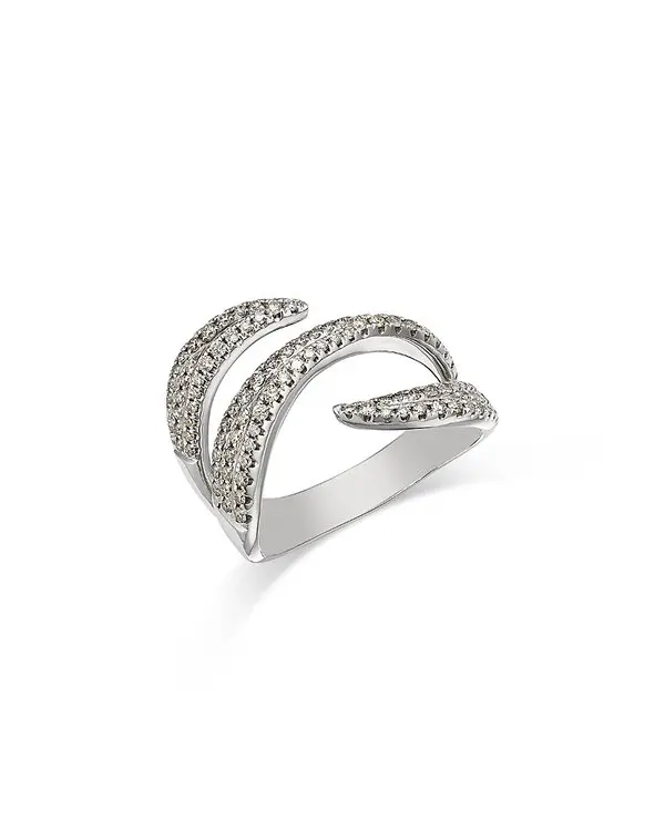 Bloomingdale'S Diamond Triple Bypass Ring