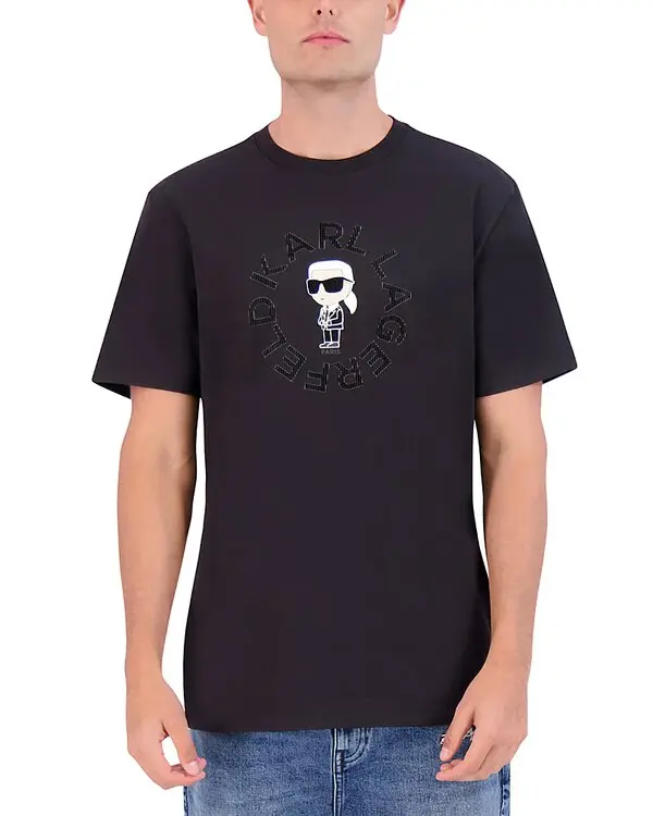 Karl Lagerfeld Paris Little Karl Circle Logo Tee