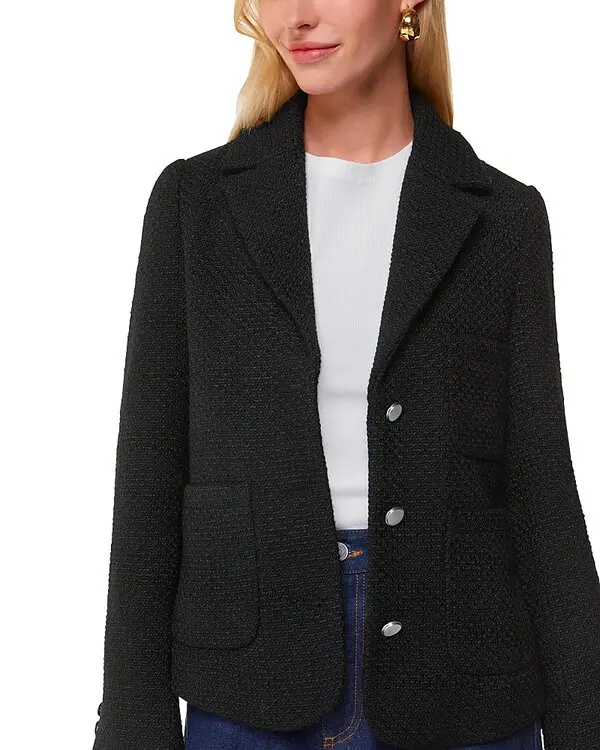Whistles Textured Notched Lapel Blazer