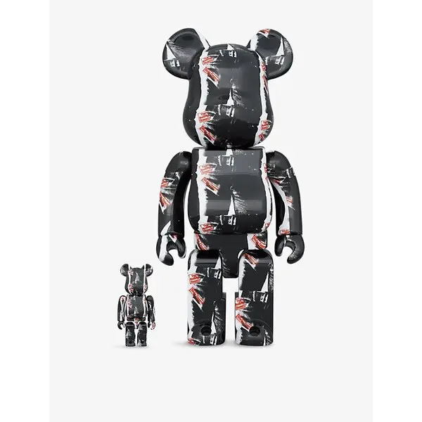 BE@RBRICK Andy Warhol X The Rolling Stones Sticky Fingers 100% And 400% Figures