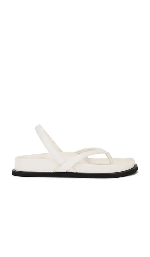 ST. AGNI Sling Back Thong Sandal - Tofu