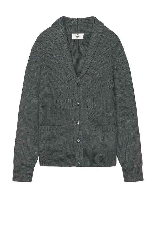 Reigning Champ Merino Rib Vinnie Shawl Cardigan