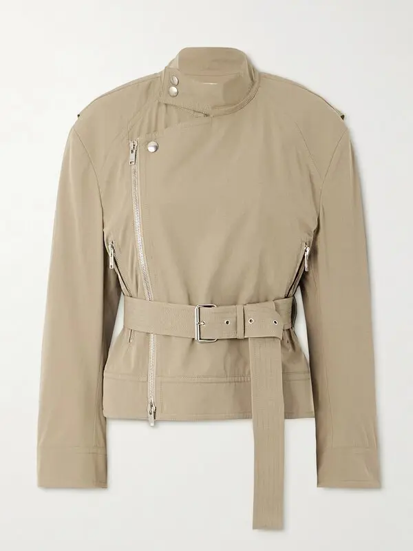 Bottega Veneta Belted Asymmetric Jacket - Neutrals