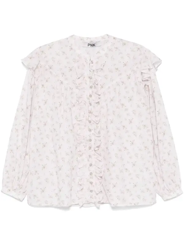 PNK Floral-print Blouse