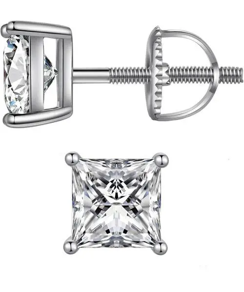 DONATELLO GIAN Name 925 Sterling Stud Earrings