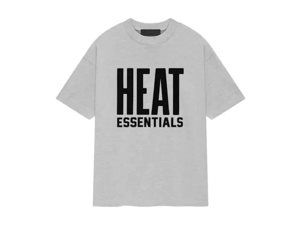 Fear Of God Essentials Heat Tee Shirt - Light Heather
