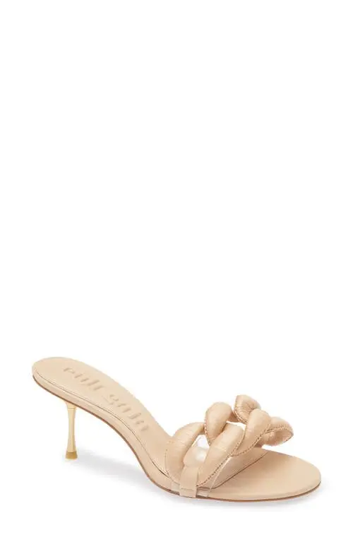 Cult Gaia Vaneya Raffia Sandal - Toffee