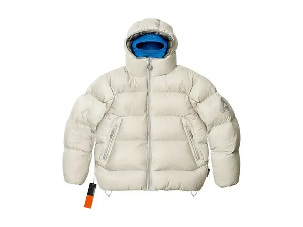 PALACE Pertex Opaque Balaclava Puffer Jacket - Concrete Grey