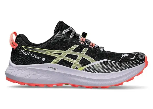 Asics Fuji Lite 4 Sneakers - Black/cacti