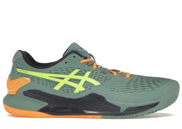 Asics Gel-resolution Padelin - Celadon/safety Yellow
