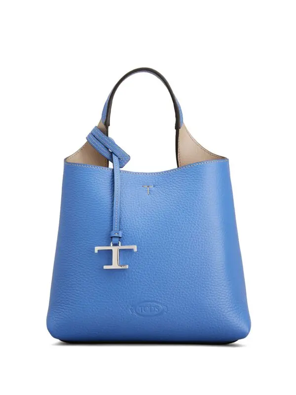 TOD'S Mini Leather Tote - Blue