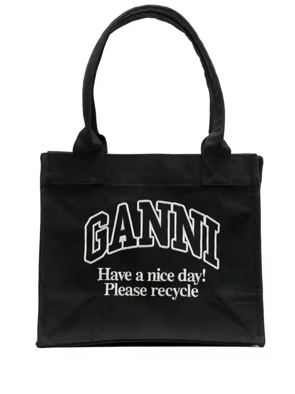 GANNI Easy Tote - Black