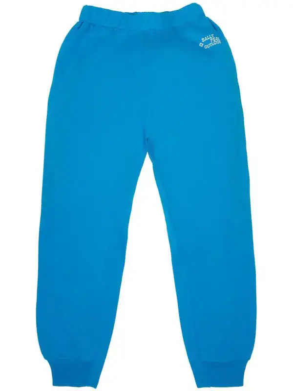 Bally Logo-Print Track Pants Blue Editorialist