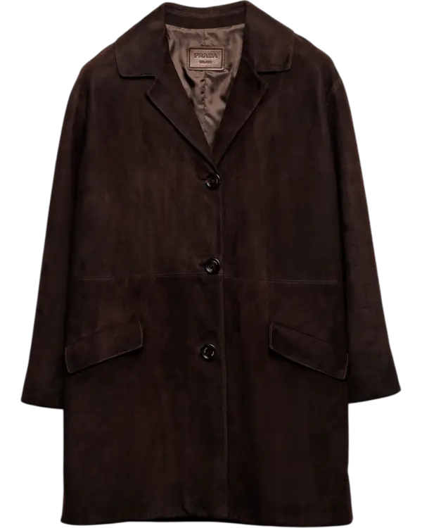 Prada Suede Overcoat