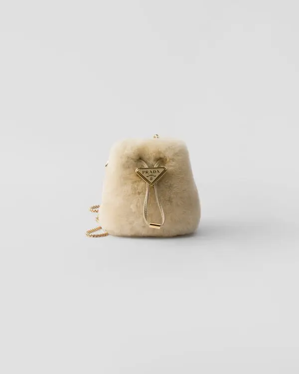 Prada Sheepskin Mini Pouch