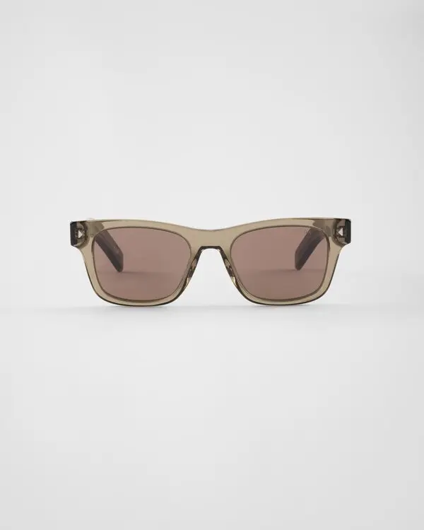 Prada Sunglasses With Metal Plaque