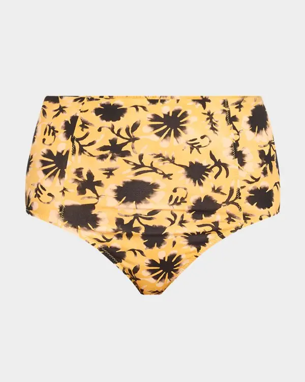 Ulla Johnson Zahara High-waist Bikini Bottom - Zinnia