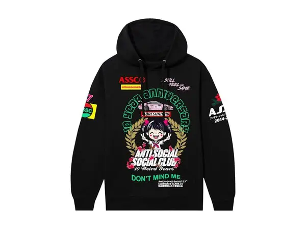 ANTI SOCIAL SOCIAL CLUB Weird Years Hoodie - Black