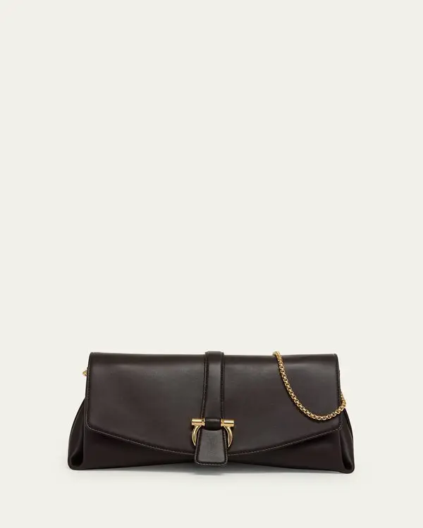 FERRAGAMO Small New Line Shoulder Bag - Testa Di Moro