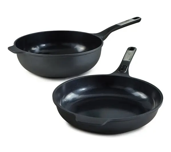BERGHOFF Phantom 2-pc Nonstick Ceramic Stir Fry Cookware Set