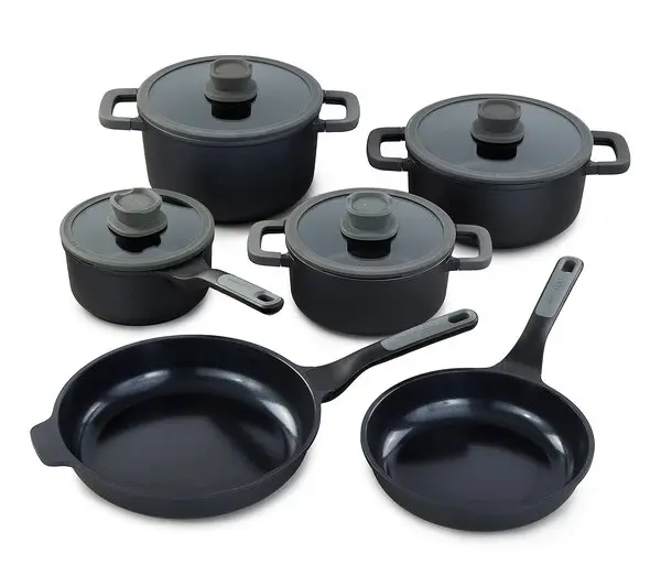 BERGHOFF Stone+ 10-piece Nonstick Ceramic Cookw Are Set