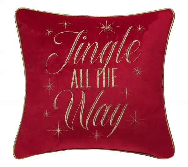 VALERIE PARR HILL Jingle All The Way Pillow Valerie