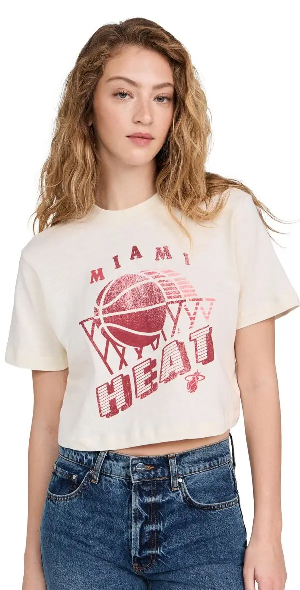 Junk Food Heat Short Sleeve Crop Top