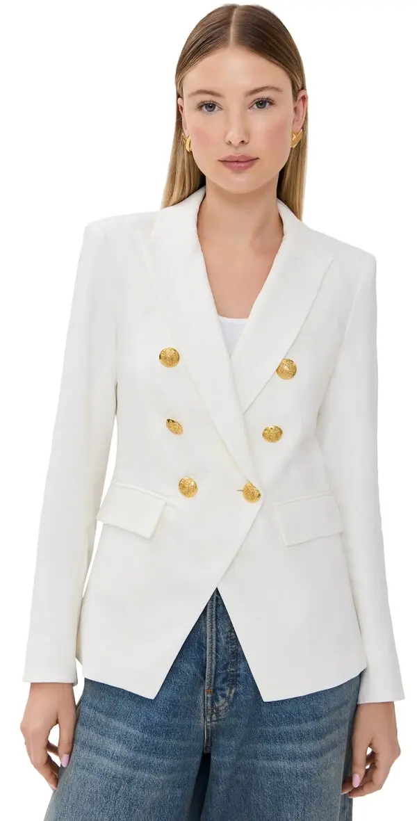 Veronica Beard Miller Dickey Jacket - White