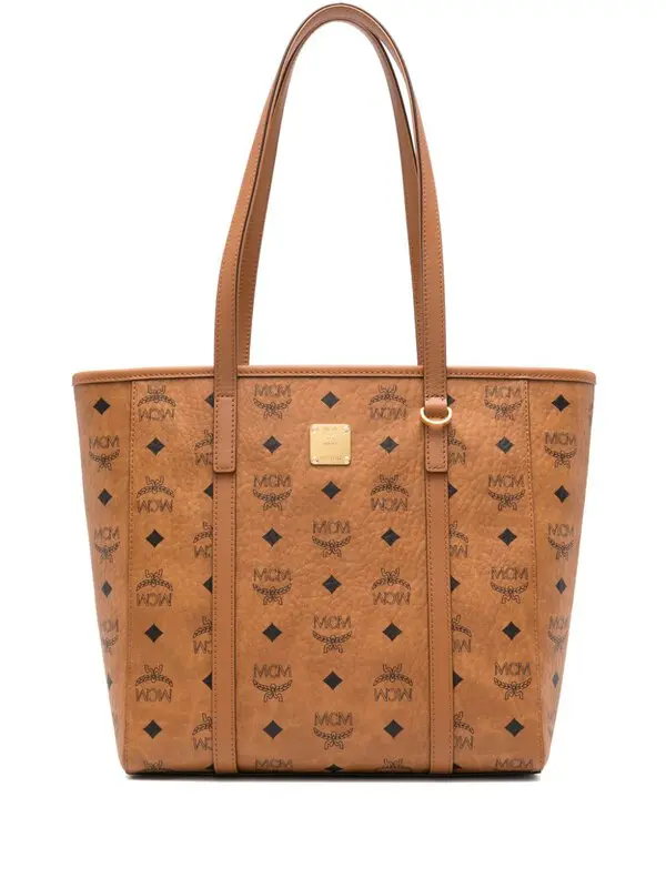 Mcm Small Toni Tote - Brown