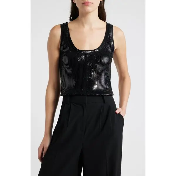 Kobi Halperin Isla Sequin Tank Sweater