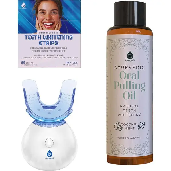 PURSONIC Advanced Teeth Ning & Ayurvedic Oral Care Bundle