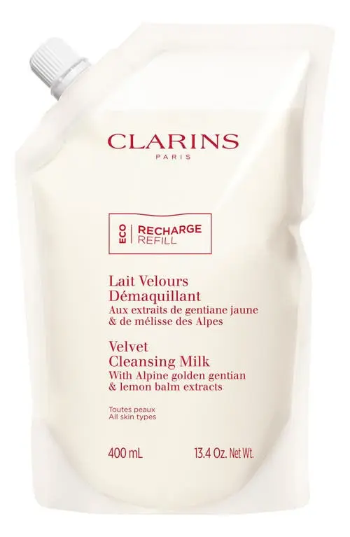 Clarins Velvet Hydrating Cleansing Milk Refill $68 Value