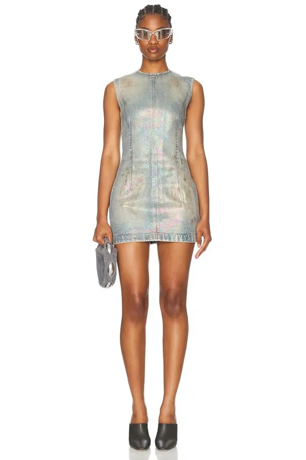 Acne Studios Devon Dress - Mid Blue