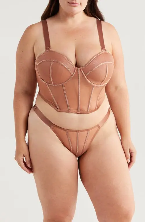 COQUETTE Bustier & Thong Set