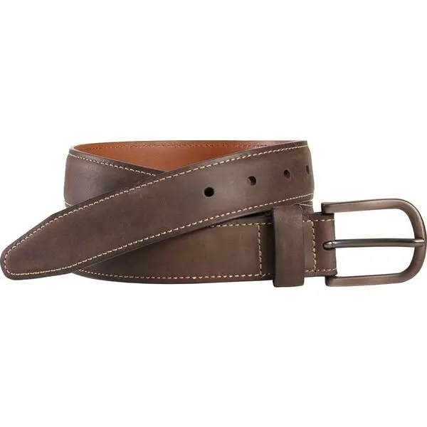 Johnston & Murphy Oiled Leather Belt
