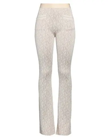 Palm Angels Flared Knit Pants - Beige