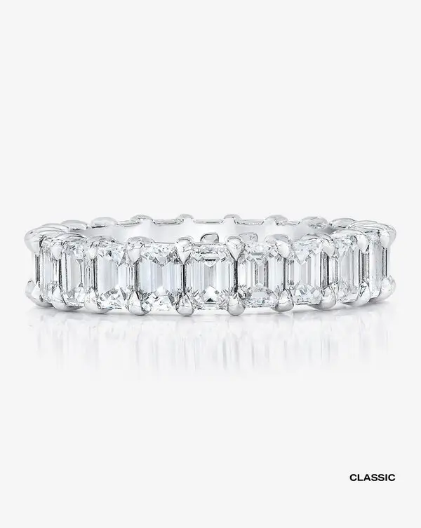 Ring Concierge Emerald Cut Lab Diamond Eternity Band