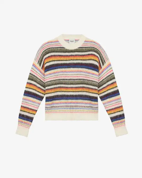 Marant Etoile Drussell Striped Sweater Multicolor Editorialist