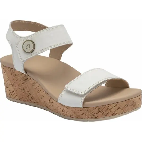 ABEO Riviera Metatarsal Strap Sandal - White - Regular